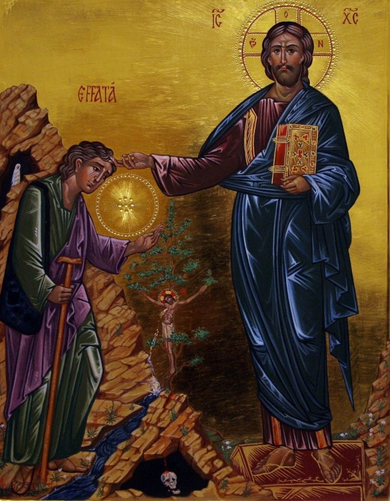 “Ephphatha!” – and he spoke plainly.
